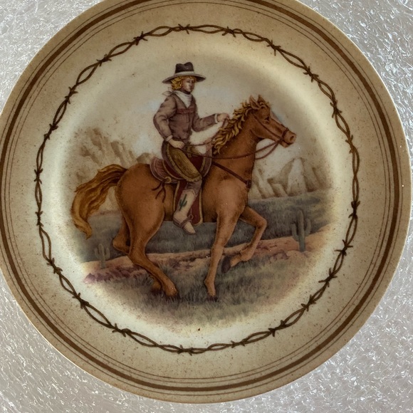 None | Accents | 8 Western Plate | Poshmark